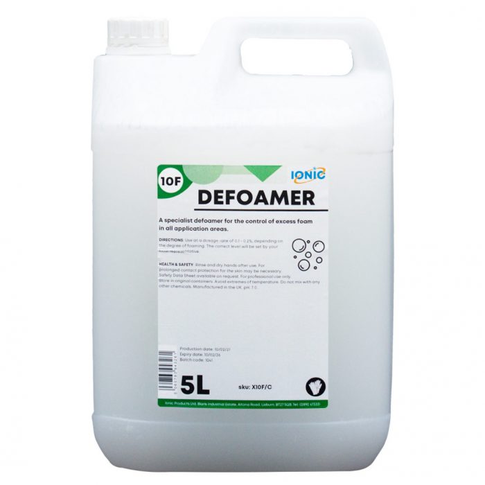 10F Defoamer - Dishwashing Ancillaries - Ionic Products