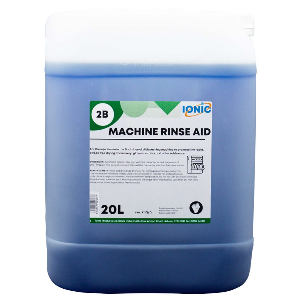 2B Machine Rinse Aid - Dishwasher Rinse Additives - Ionic Products